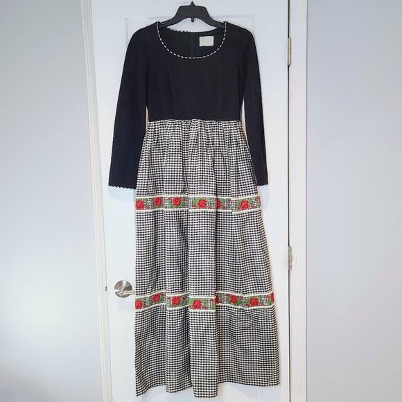 Vintage | Dresses | Vintage Jane Martin Long Sleeve Maxi Dress | Poshmark